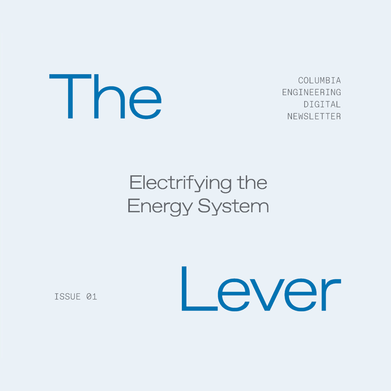 The Lever | Columbia Engineering