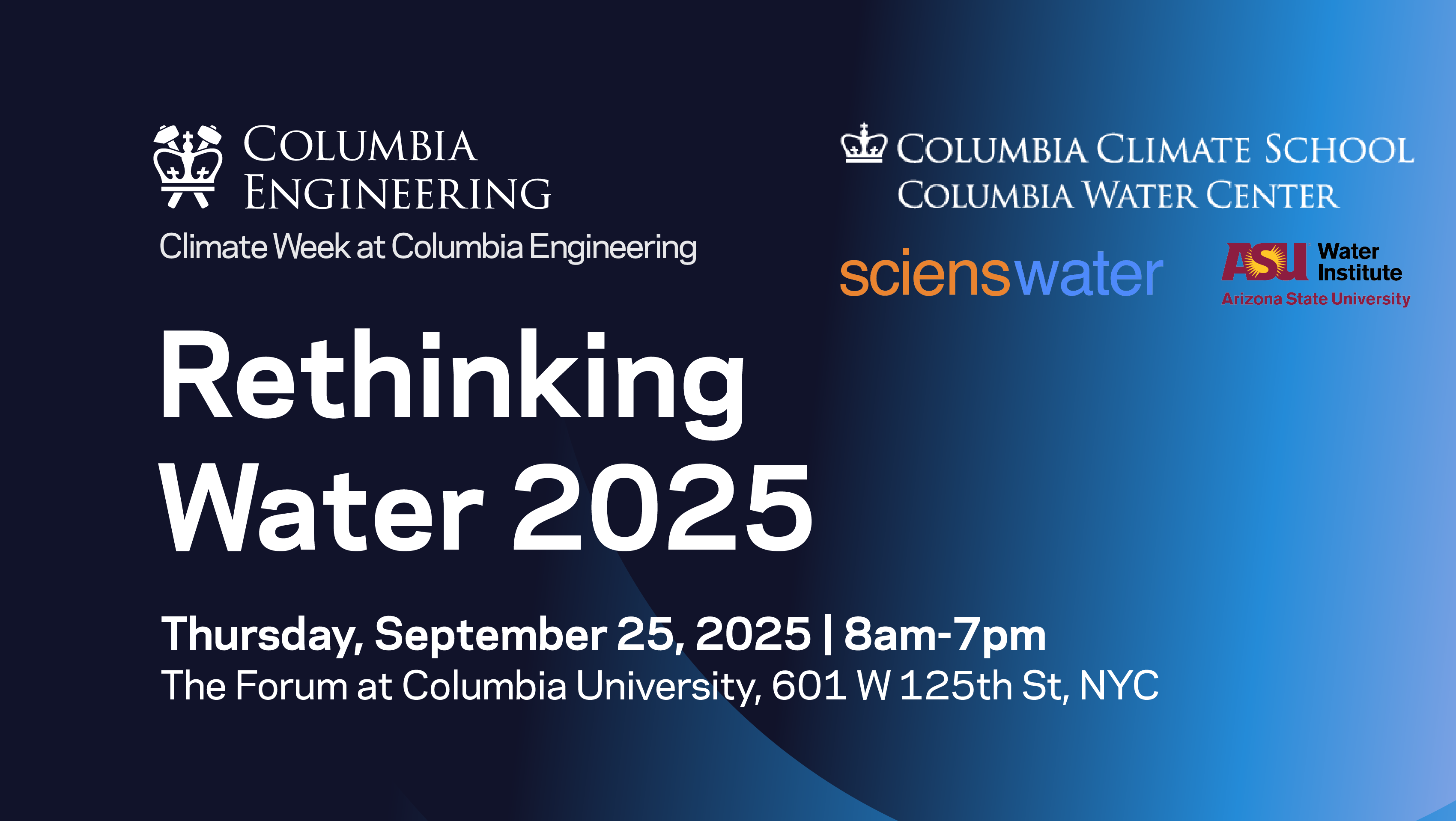 Climate Week at Columbia Engineering 2025 | Columbia Engineering