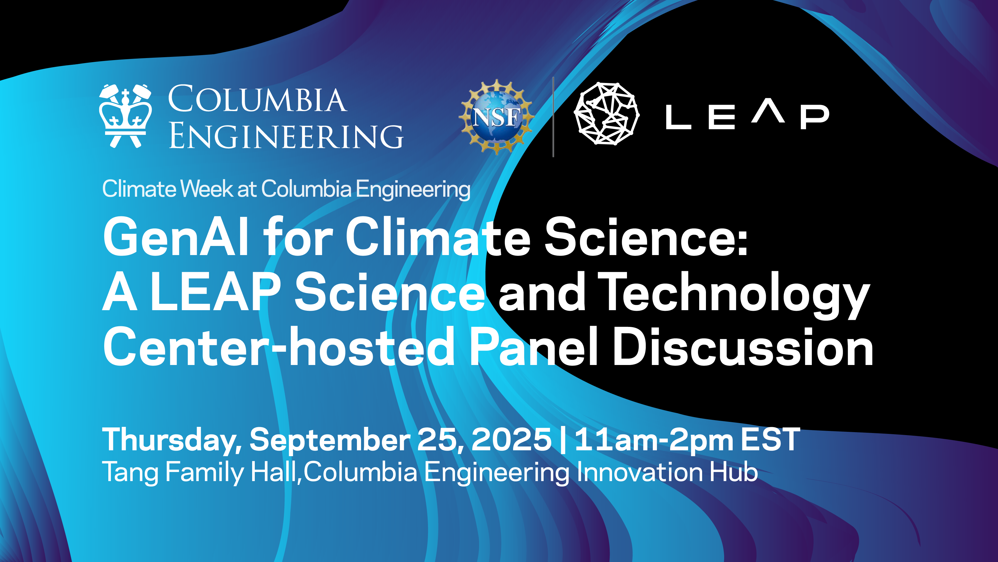 Climate Week at Columbia Engineering 2025 | Columbia Engineering